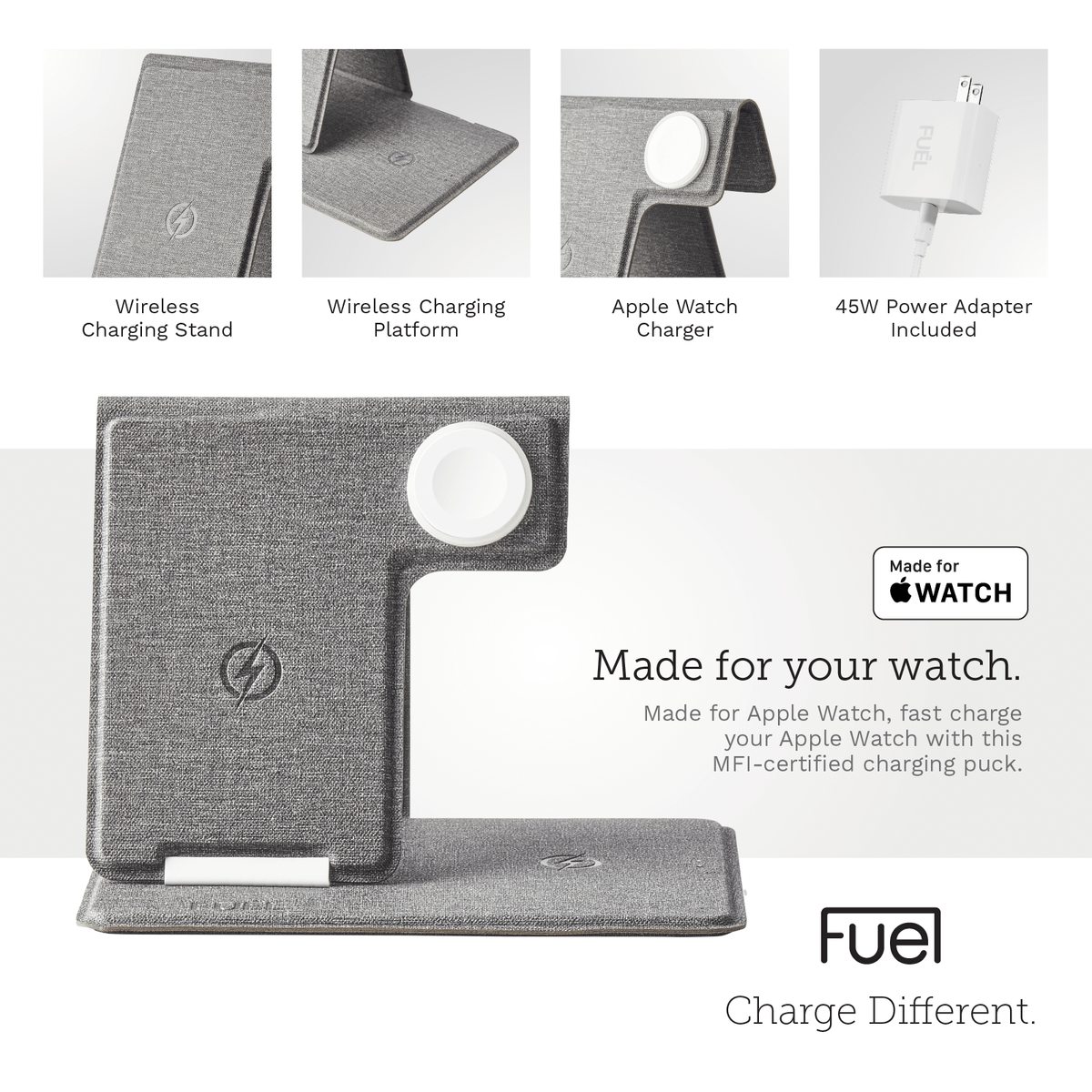 Foldable Wireless Charger: 3 in 1 Charging Station | Case-Mate