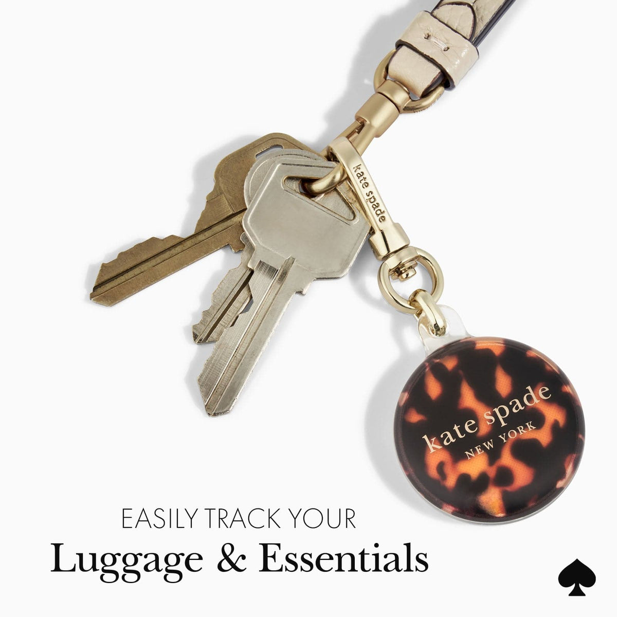 kate spade new york Tortoiseshell AirTag Case