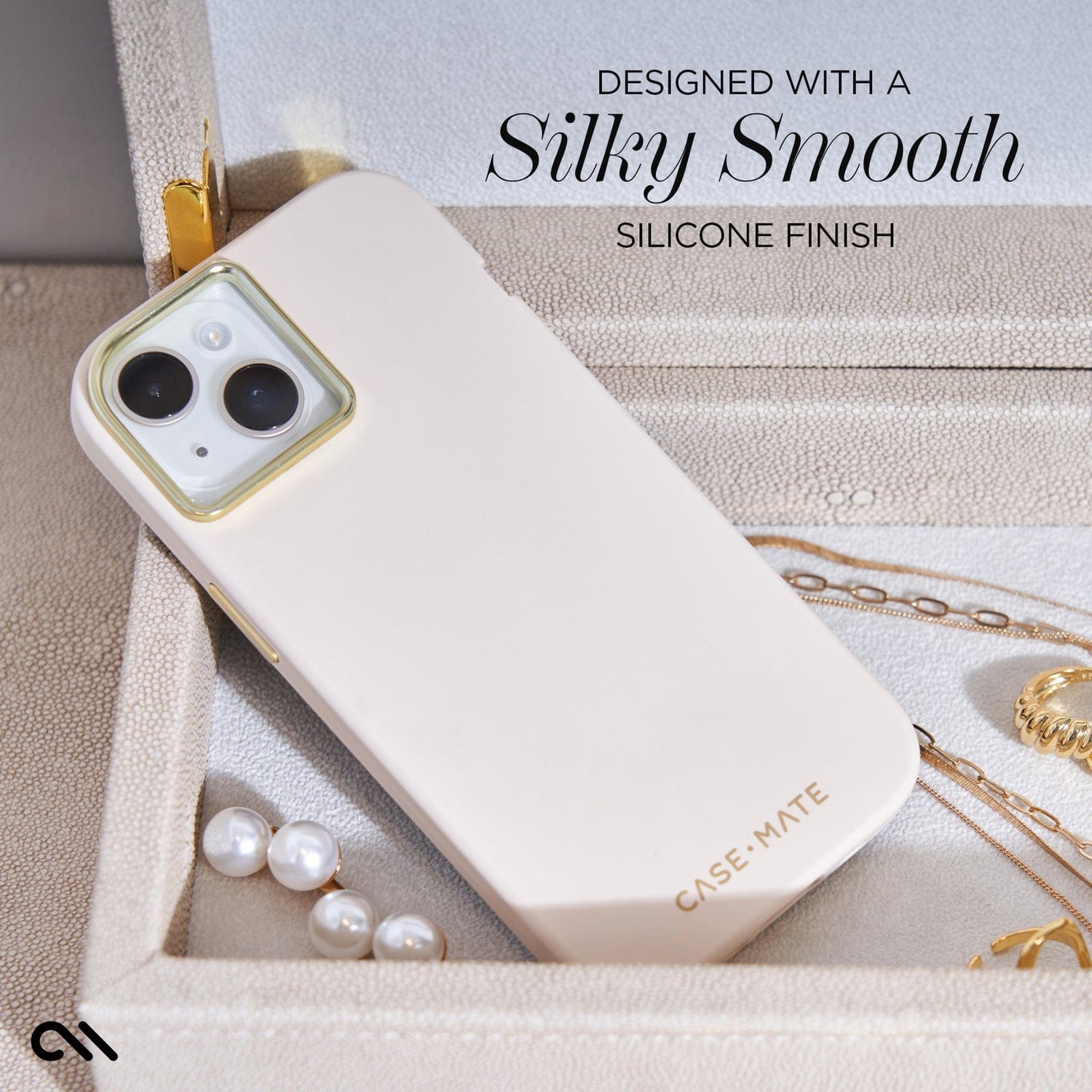 Silicone Beige MagSafe - iPhone 15 | Case-Mate