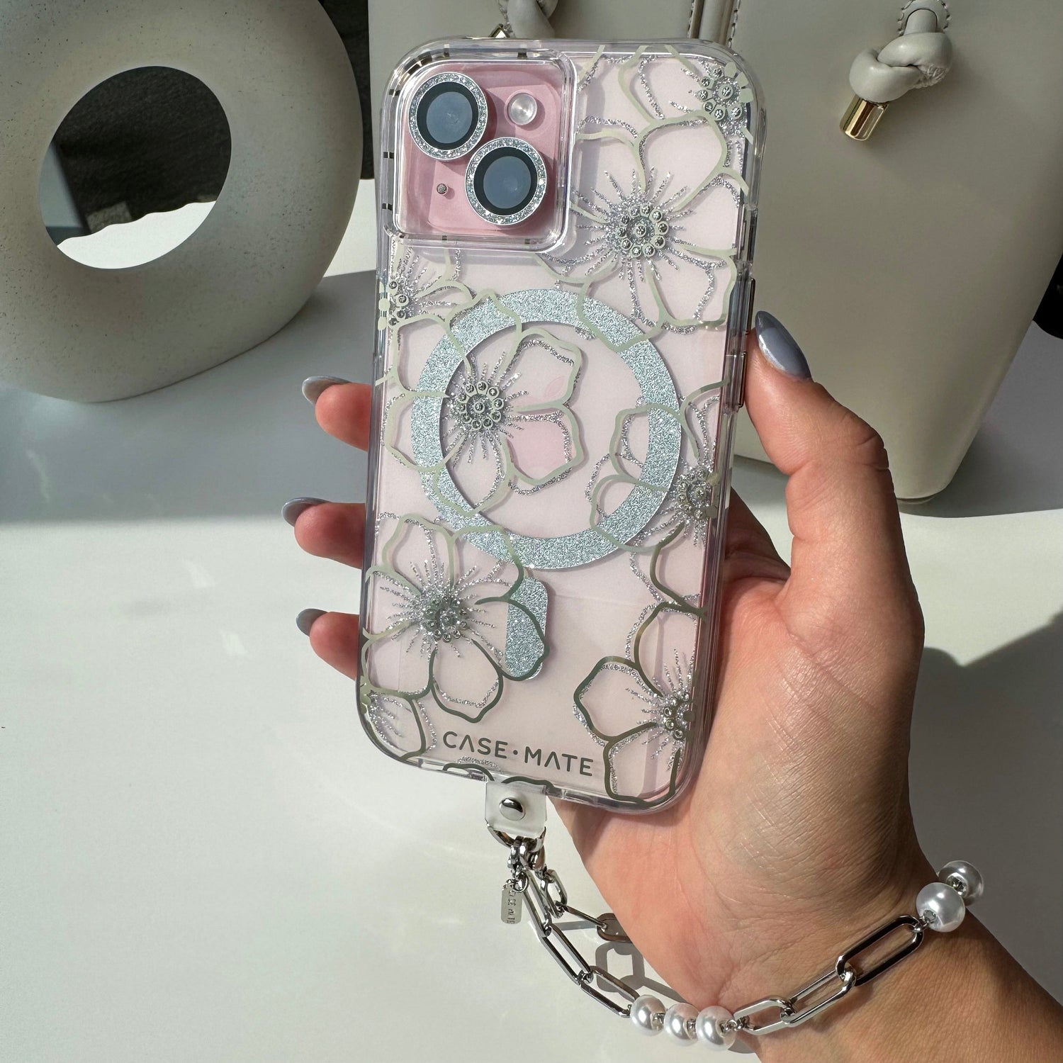 Floral Gems MagSafe - iPhone 15 Plus | Case-Mate