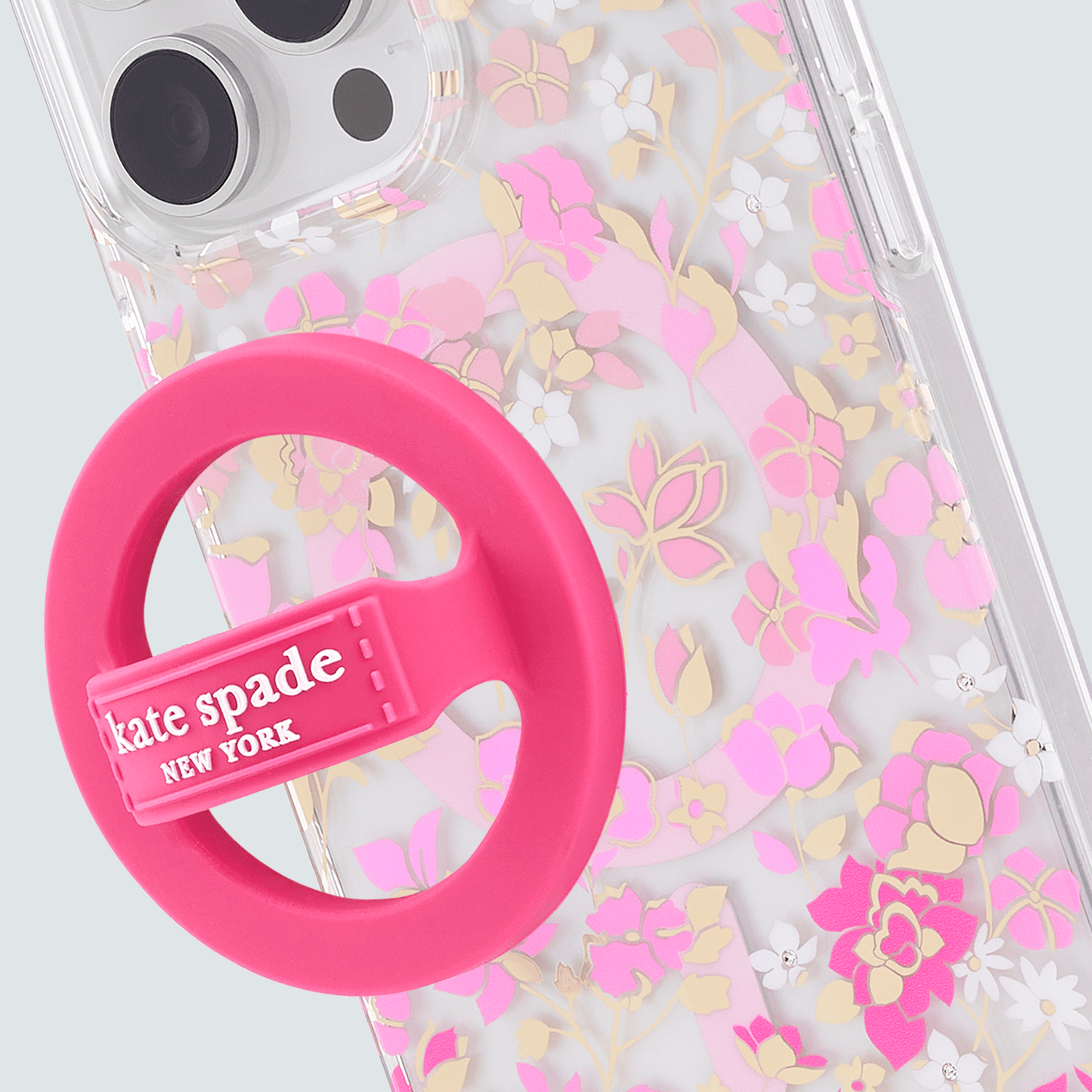 kate spade new york Pom Pom Pink MagSafe Loop Grip