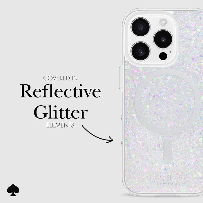 kate spade new york Chunky Glitter MagSafe - iPhone 16 Pro