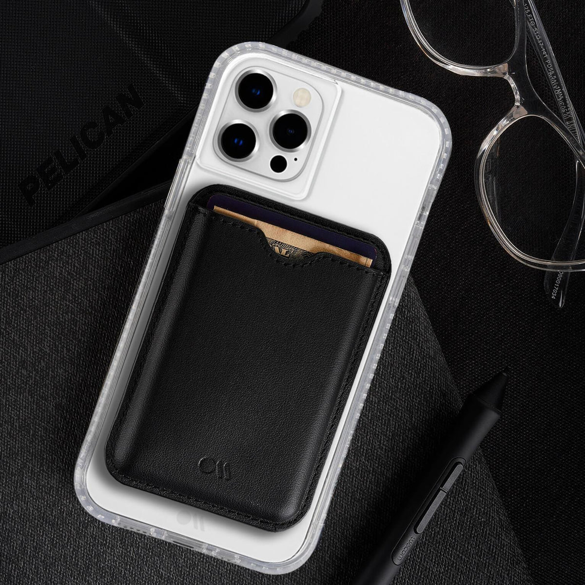 Black MagSafe Wallet: Magnetic Card Holder | Case-Mate