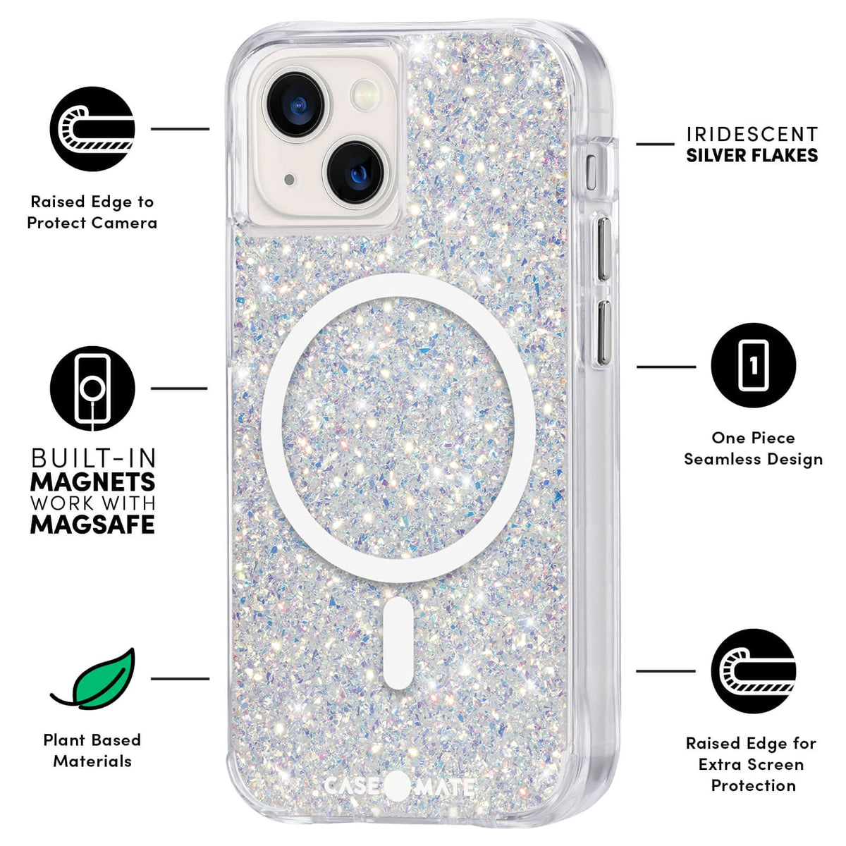 Twinkle MagSafe: Sparkly Case for iPhone 13 Mini/iPhone 12 Mini | Case-Mate